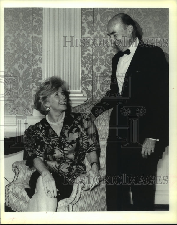 1990 Press Photo Jeanie & Jimmy Gilbert-Louisiana Military of Foreign ...