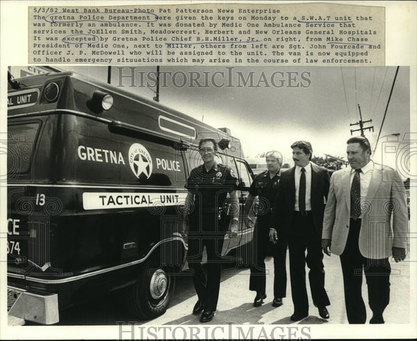 1982 S.W.A.T. unit van donated to The Gretna Police Department ...