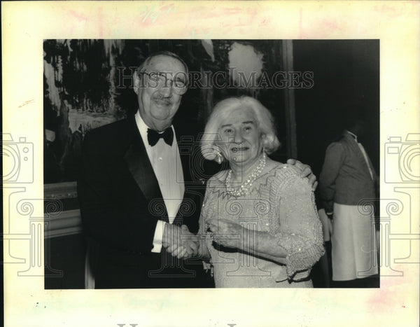 1992 Press Photo Cancer Crusaders - Judge David Gertler with Sadie Ger ...
