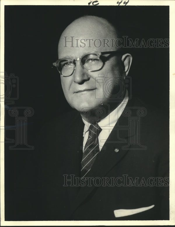 1967 Press Photo Dr. Joseph Clarence Hinsey speaks at Louisiana State ...