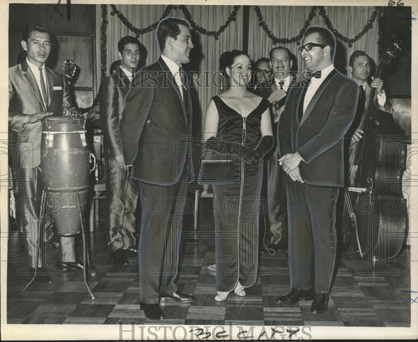 1967 Press Photo Mrs. Vilma Hingle and other leaders at Costa Rica Nig ...