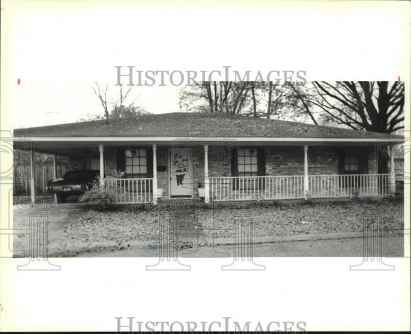 1990 Press Photo Ranch style home at 784 Oak Avenue, Harahan ...