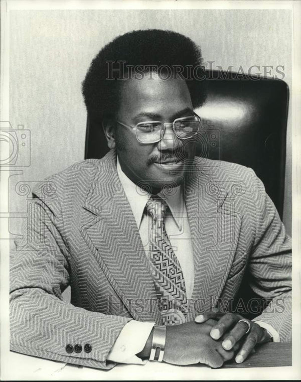 1975 Don Hubbard, boxing promoter. - nob37556 - Historic Images