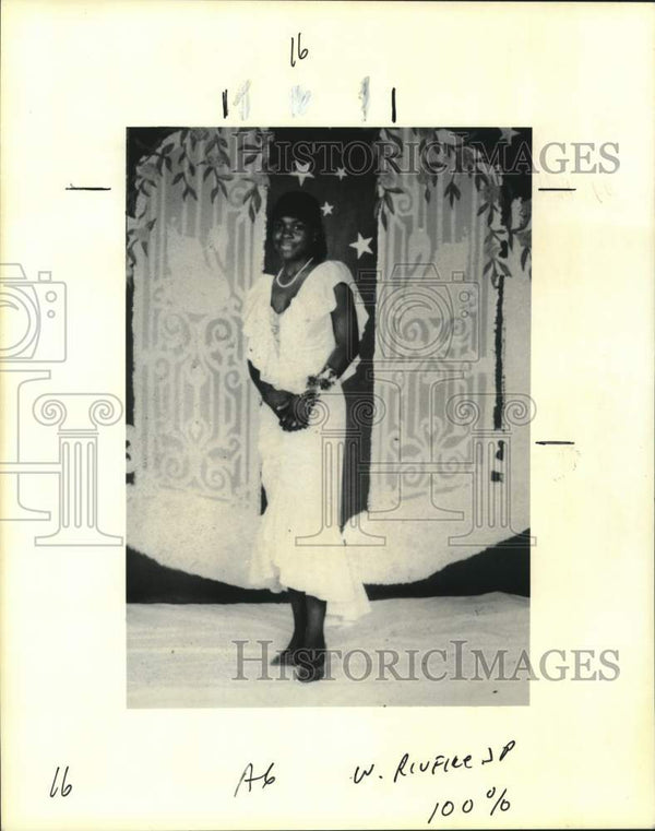 1990 Press Photo Darlene Jones, casualty in the fire in St Rose ...