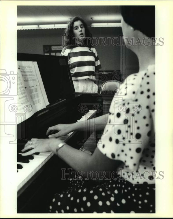 1990 Michelle Colburn at tryouts by Jefferson Performing Society ...