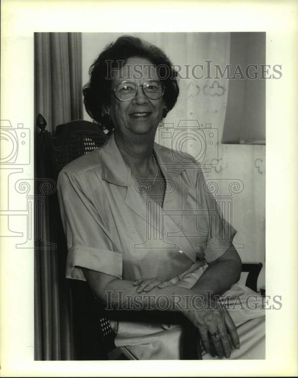 1991 Press Photo Pat Jeffers, treasurer Audubon chapter American Busin ...