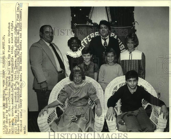 1986 Press Photo The court of the Jefferson Parish Doll and Toy Fund ...