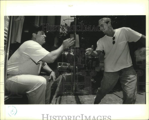1994 Press Photo "Kingfish" Movie Actors John Goodman & Matt Craven, N ...