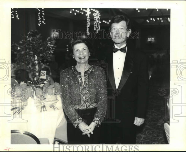 1993 Press Photo Pepper and Rader Jackson at the Blue Rose Ball ...
