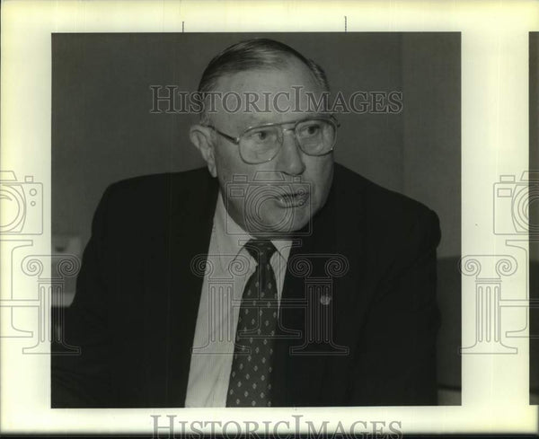 1992 Press Photo Jim LeBlanc, Mandeville Area Council of West St. Tamm ...