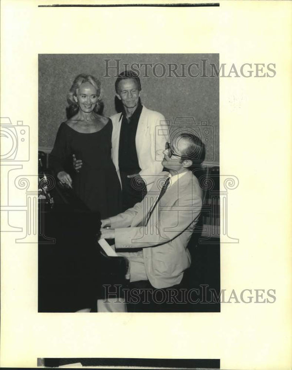 Beverly Lowry with Keith Buckley singing along with Joel Swup ...