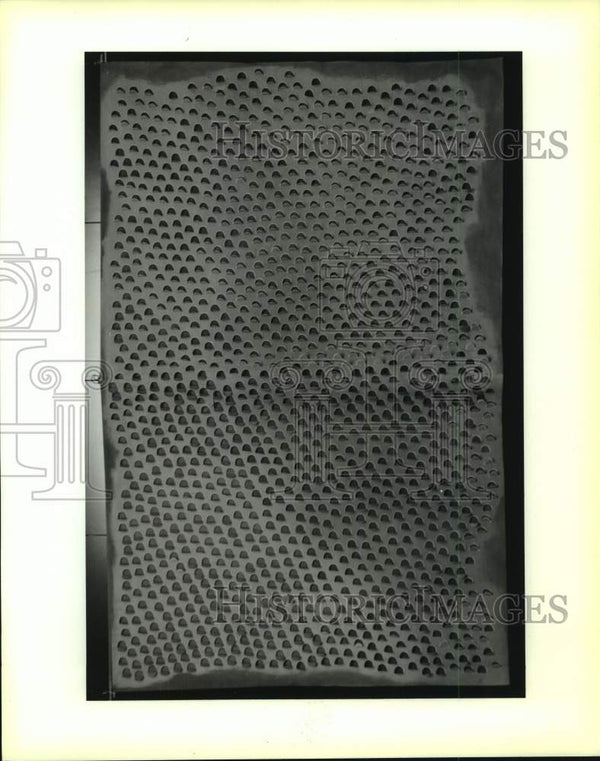 1993 "Waterholes 1976" Art by Terry Weldon during Art Walking Tour ...