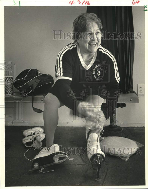 1987 Press Photo Terry Sheldon, Ice-skater - noc56351 - Historic Images