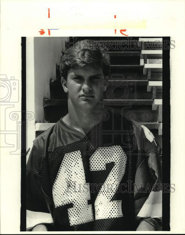 1984 Press Photo Mark Shreve, Shaw Football Player - noc59302 ...