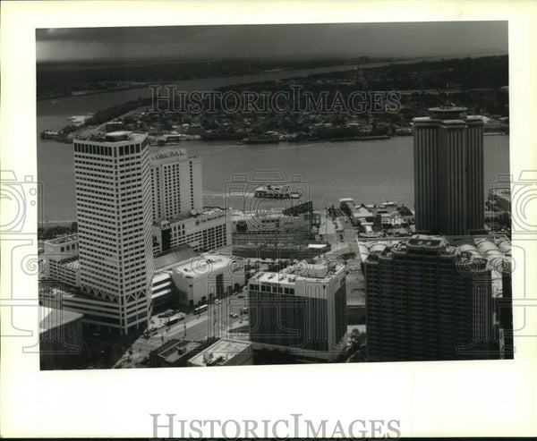 1993 New Orleans from 48th floor of One-Shell Square building ...