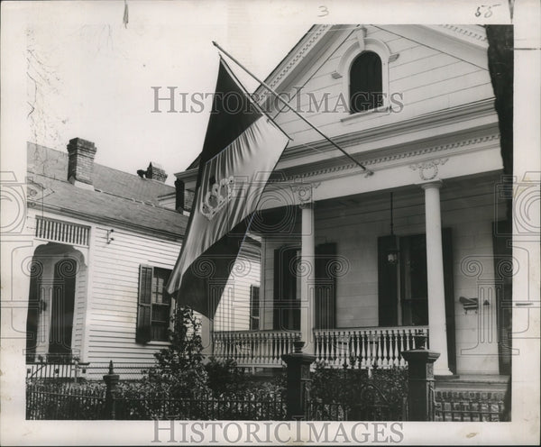 1953 Residence of Mardi Gras Queen Mrs. Elizabeth Nicholson Fischer ...