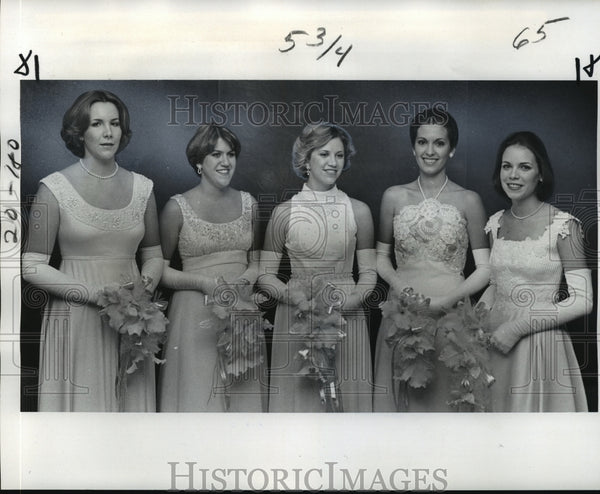 1977 Carnival Ball- Achaeans Maids to Her Majesty the Queen. - Historic ...