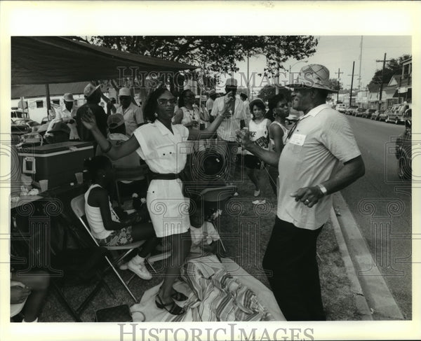 1989 Donna Christopher & Paul Lewis at Carnival Zulu Headquarters ...