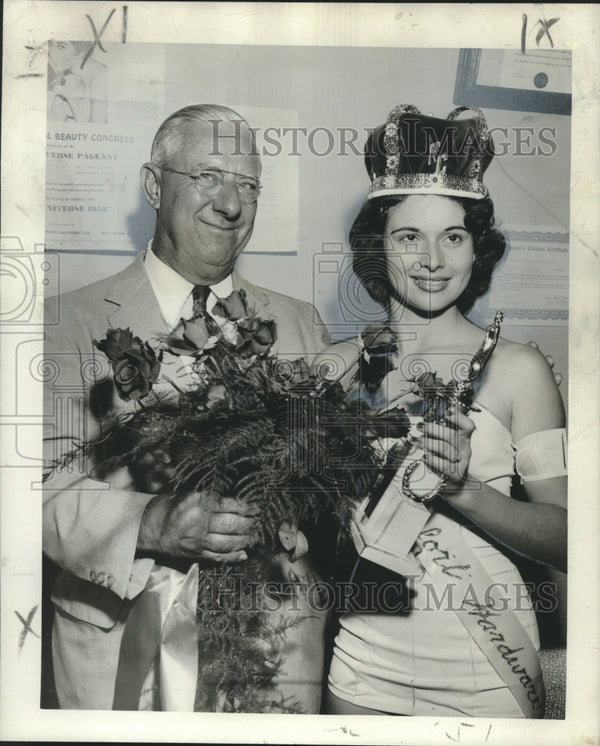 1957 Miss SBARD Yvonne Gautie Crowned, Arabi - noo20495 - Historic Images