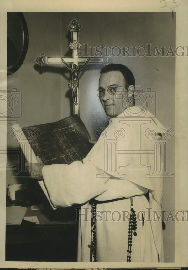 1948 Press Photo Reverend Fr. Harry A. Hall - noo26063 - Historic Images