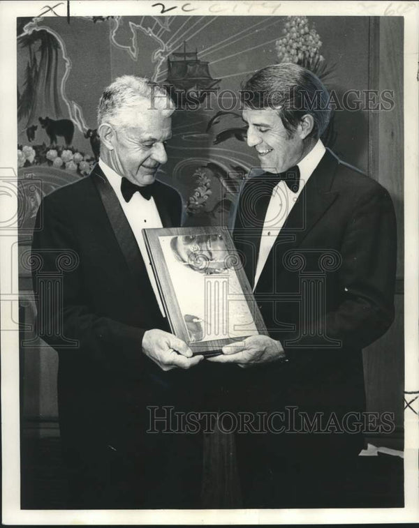 1973 Dr. Maxwell E. Lapham receives the Thomas F. Cunningham Award ...