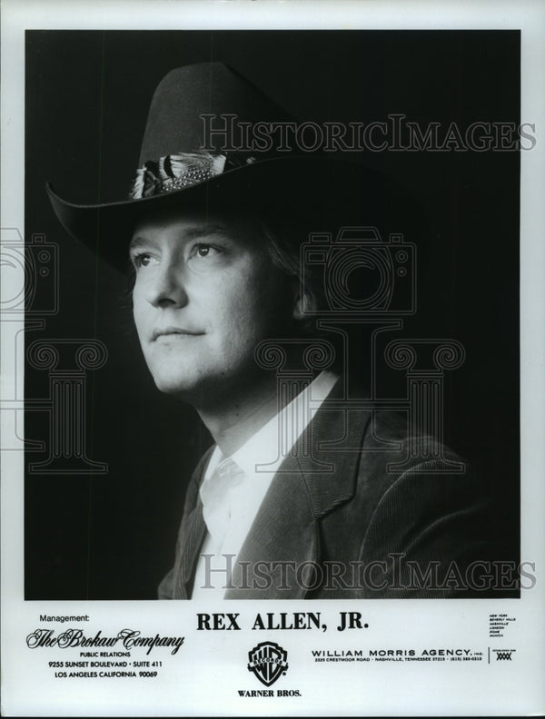 1981 Rex Allen Jr., country singer, songwriter and musician. - Historic ...