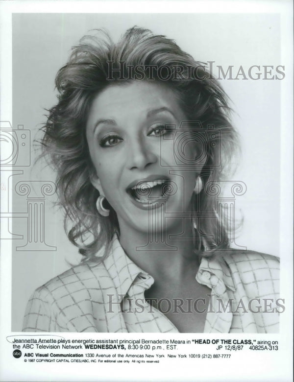 1987 Actress Jeanette Arnette for "Head of the Class" ABC TV Series ...