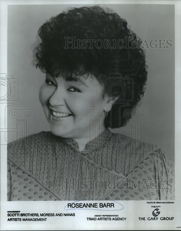 1986 Roseanne Barr, comedienne and actress. - Historic Images