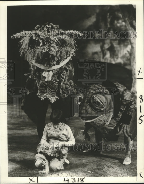 1981 Press Photo Christopher Byars in scene "The Spellbound Child ...
