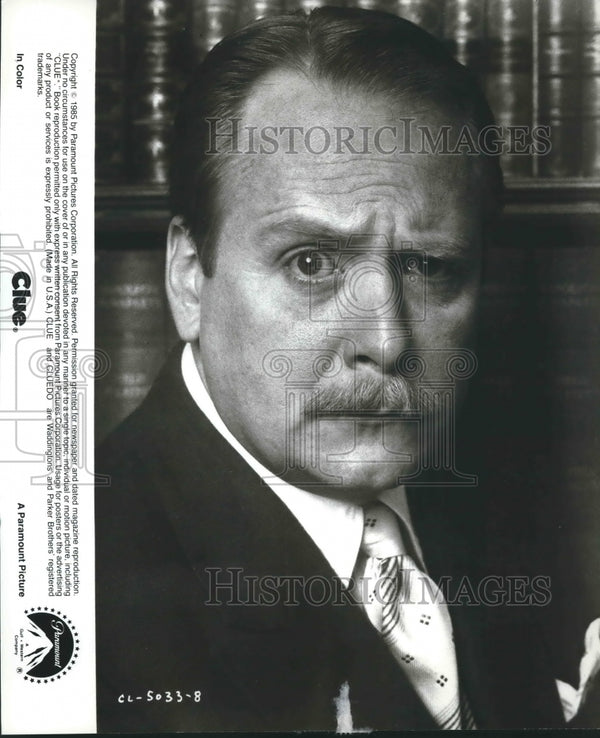 1985 Martin Mull stars as Colonel Mustard in "Clue." - Historic Images