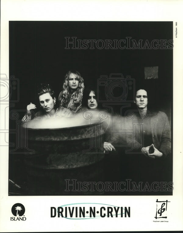 Press Photo Members of Atlanta Rock Band Atlanta Rock Band Drivin' n ...