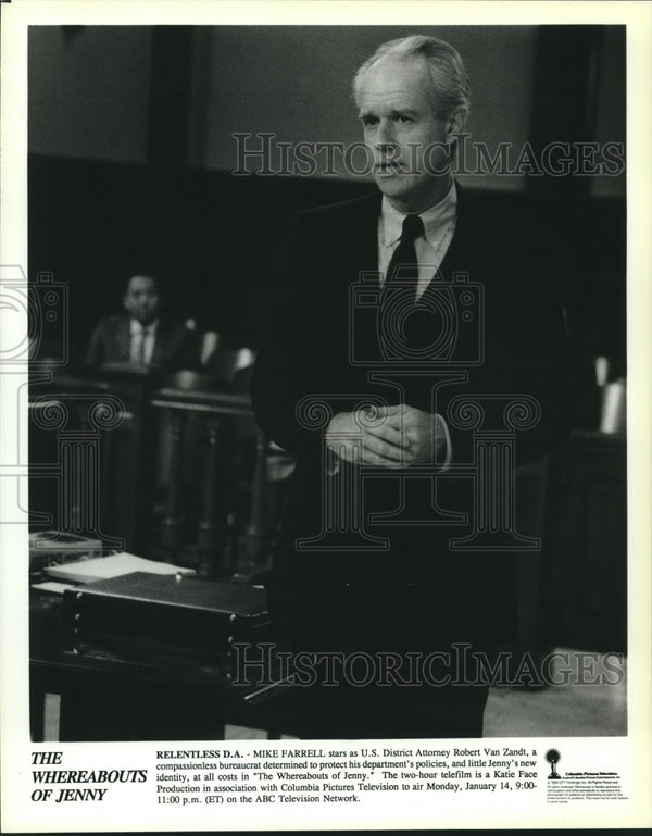 1991 Actor Mike Farrell in "The Whereabouts of Jenny" - nop26844 ...