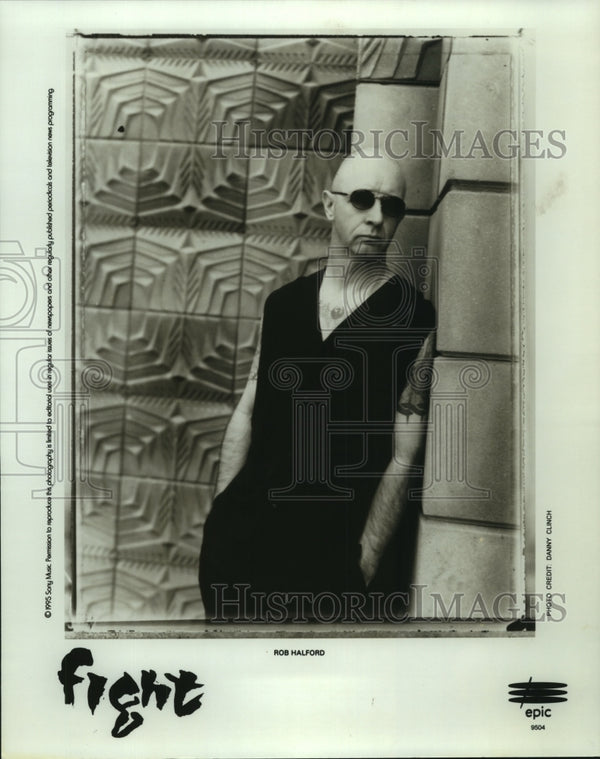 1995 Frontman Rob Halford of heavy metal band, Fight - nop29182 ...