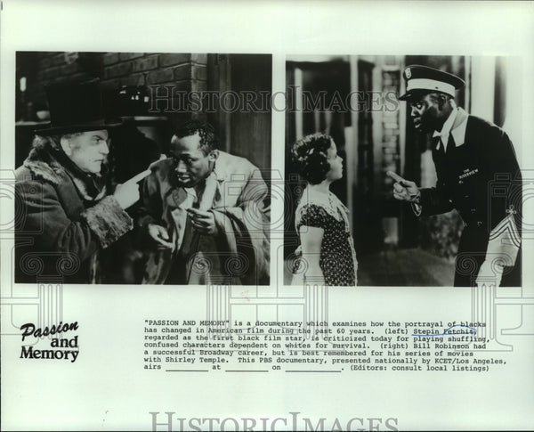 1986 Stepin Fetchit with Shirley Temple in Movie and Bill Robinson ...