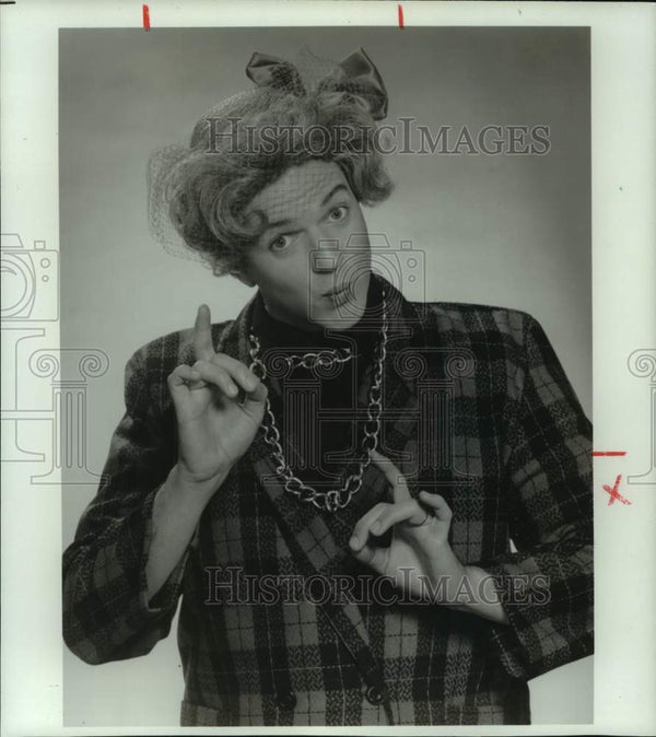 1988 Press Photo Actor Ricky Graham - nop32900 - Historic Images