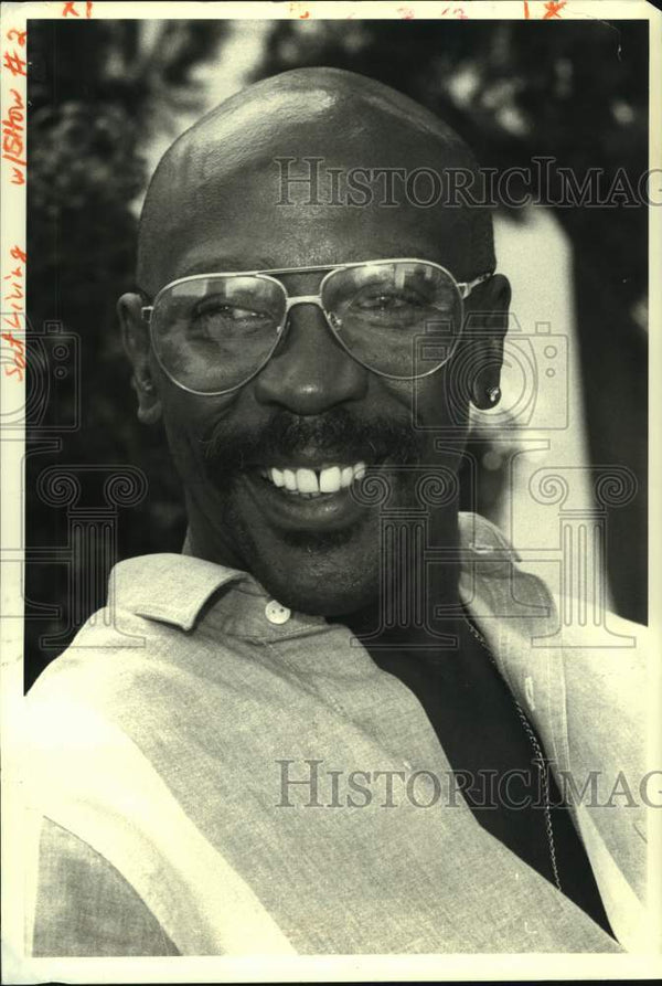 1987 Press Photo Actor Lou Gossett Junior, "A Gathering of Old Men ...