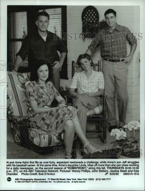 1992 Press Photo Actress Wendy Phillips and co-stars in "Homefront" on ...