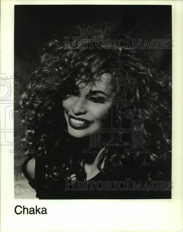 1983 Press Photo Chaka, Singer - nop39656 - Historic Images