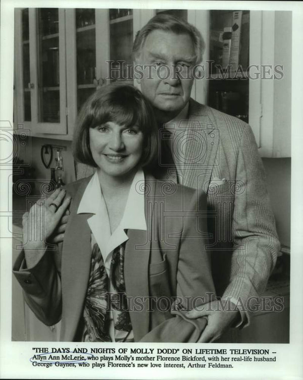 1989 Press Photo Cast of the "The Days and Nights of Molly Dodd" on Li ...