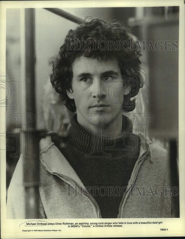 1978 Press Photo Michael Ontkean as Drew Rothman stars in "Voices ...