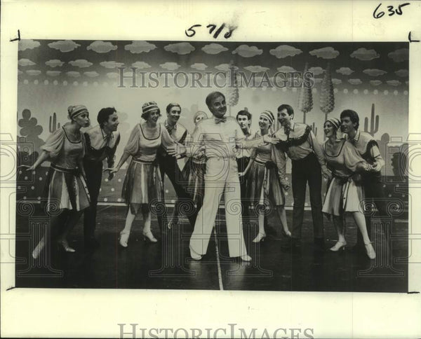 1980 Press Photo Actor Ted Pritchard, co-stars in "Makin' Whoopee" Mus ...