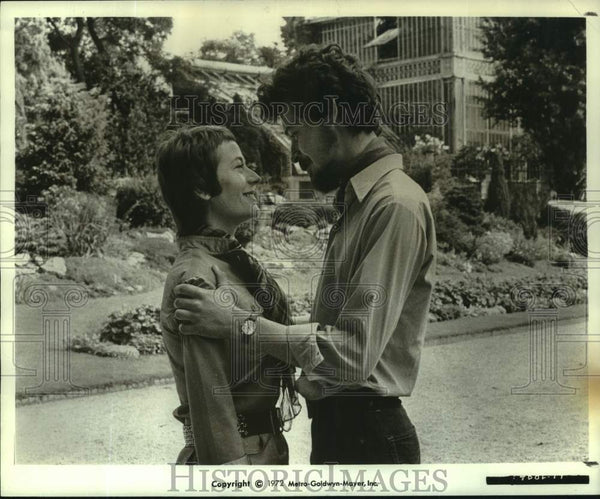 1972 Press Photo MGM actors Annie Girardot and Bruno Pradal. - nop6893 ...