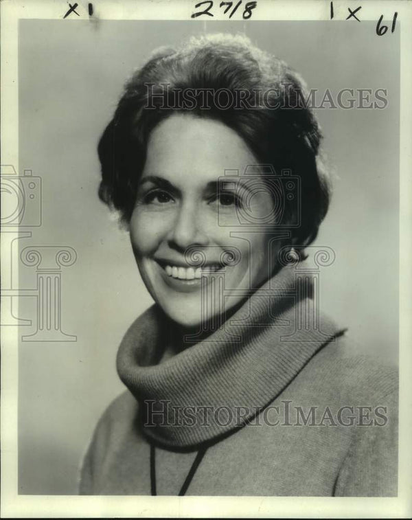1978 Press Photo Marlene Sanders reports on "How Much for the Handicap ...