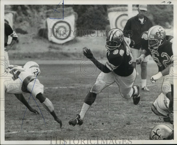 1968 Press Photo New Orleans Saints- Saints running back Don McCall cu ...