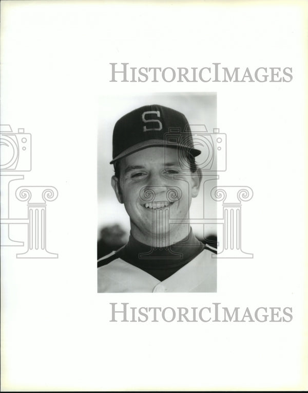 1991 Press Photo Archbishop Shaw High School baseball, Tony Alello ...