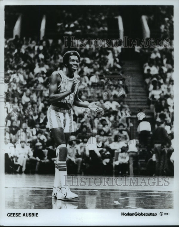 1981 Geese Ausbie, Harlem Globetrotters Basketball Player at Game ...