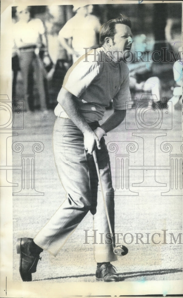 1969 Golf - Deane Beman Watching his Ball - Historic Images