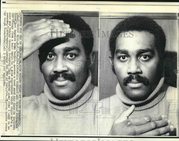 1970 Press Photo Bob Brown, Los Angeles Rams tackle, Football Player ...