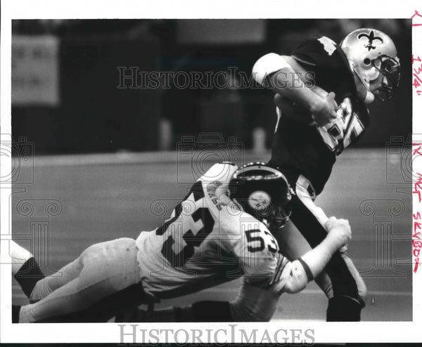 1987 Football Players Hoby Brenner and Bryan Hinkle in Game - Historic ...