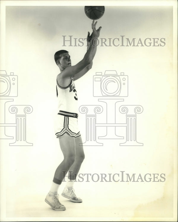1969 Press Photo Randy Crews, University of Illinois Basketball Player ...